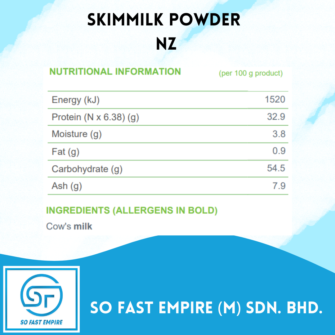 Pure Skim Milk Powder SMP NZ 1KG | Shopee Malaysia
