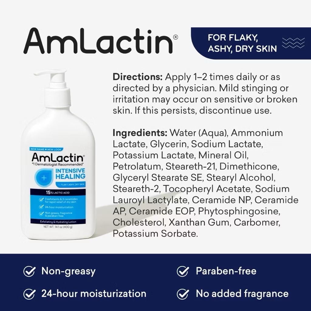 Amlactin Body Lotion 225g Nourishing Deep Moisturizing Anti Chicken ...