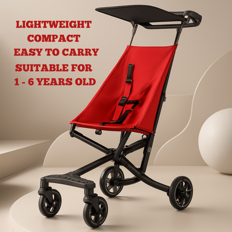 POCKET STROLLER Baby 2.9kg Max 60kg Foldable Travel Stroller Adjustable ...