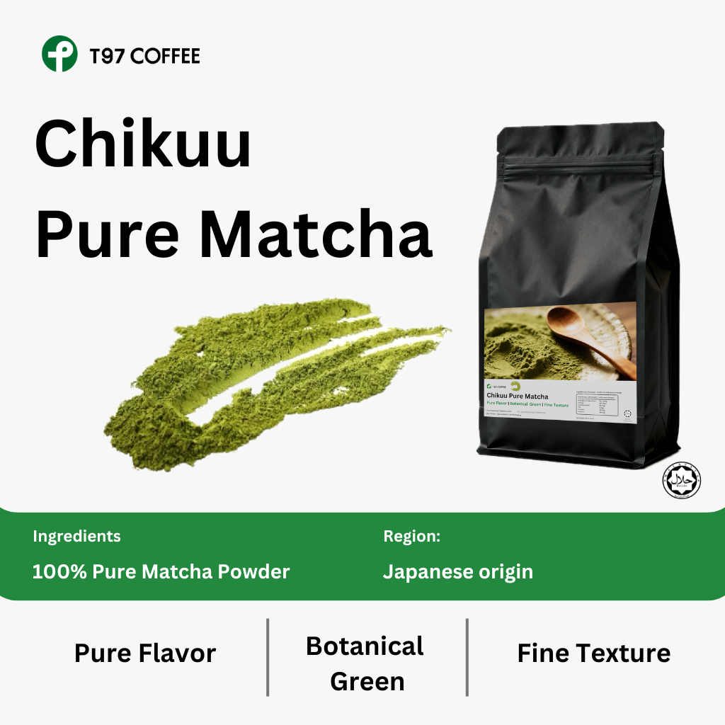 Chikuu Pure Matcha Powder 100g/200g Halal 100% Pure Matcha Dari Jepun ...