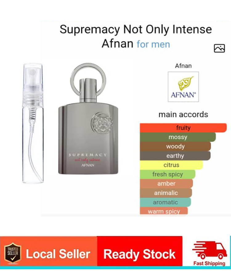 AFNAN SUPREMACY NOT ONLY INTENSE EDP ( DUPE HACIVAT + AVENTUS ...