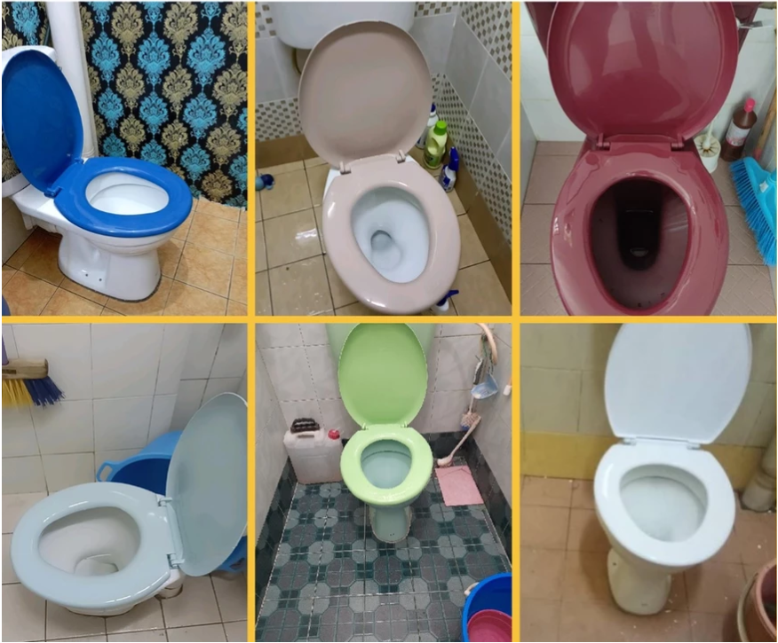 TECHPLAS LIGHT DUTY TOILET SEAT COVER JAMBAN DUDUK TANDAS PENUTUP ...