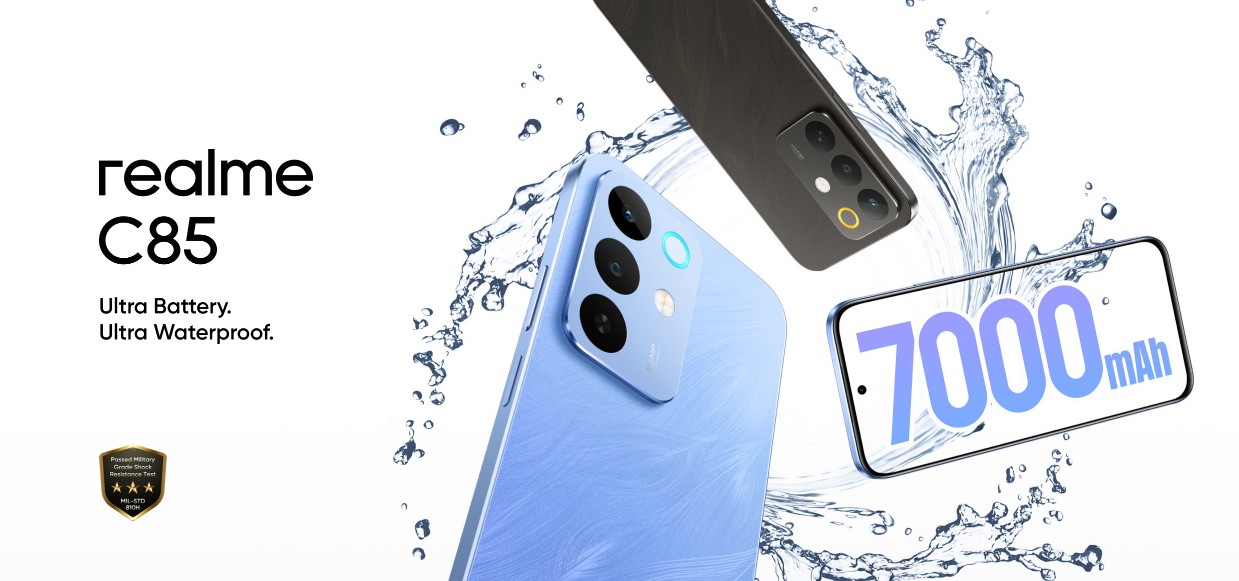 realme C85 5G/4G (24GB*(8+16)RAM + 256GB ROM) 7,000mAH Ultra Battery l ...