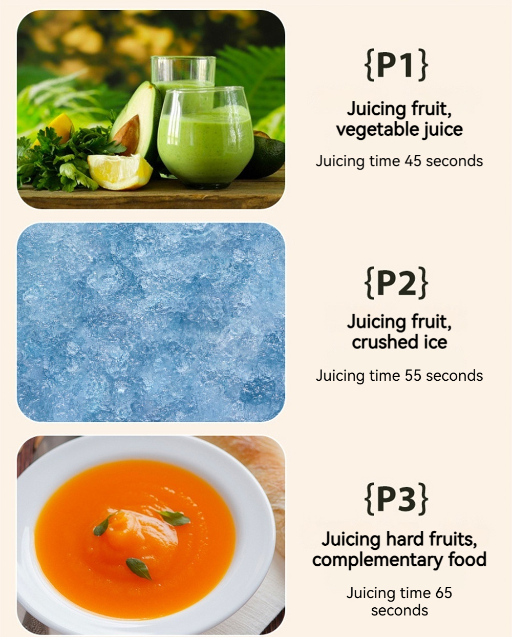 INSMART 3Speed Portable Juicer Crushed Ice Electric Mixing Cup ...