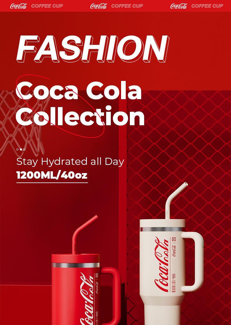 GERM Coca Cola Collection Vacuum Tumbler Stainless Steel Cawan Termos ...