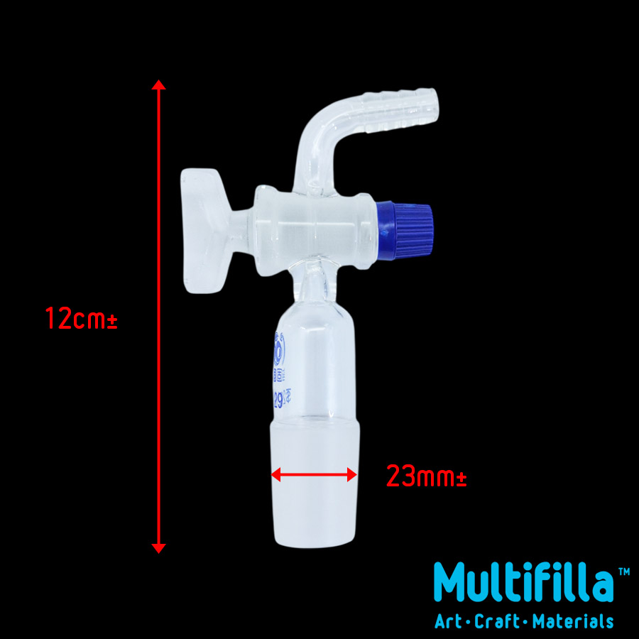 Glass Valve & Petroleum Jelly for Vacuum Dessicator 240mm/300mm ...