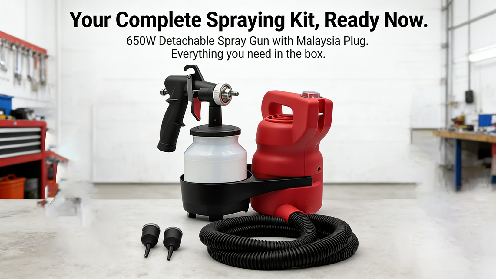 REAIM Split Paint Gun Spray Electric Spray DIY Spray Gun System ...