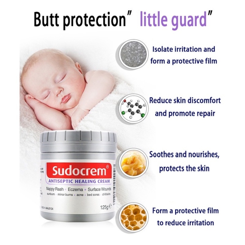 Sudocrem Nappy Cream Krim Sudo Eczema Wound Cream Protects Delicate ...