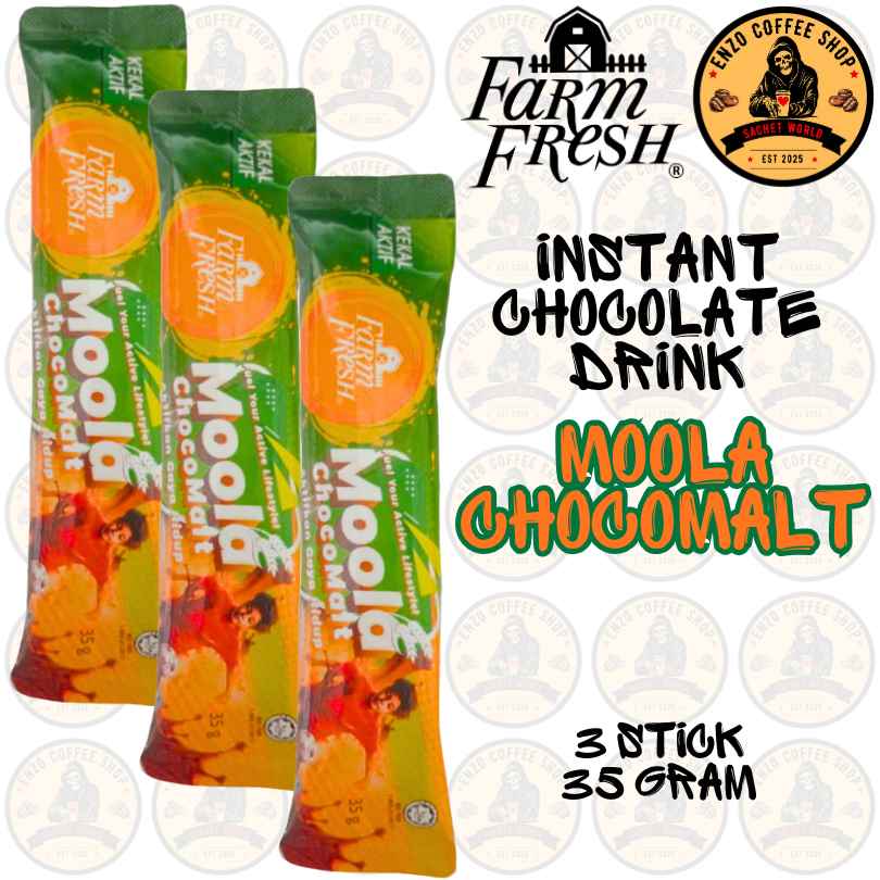 MOOLA CHOCOMALT FARM FRESH - MALT CHOCOLATE DRINK - PACK 10's & TRIPLE ...