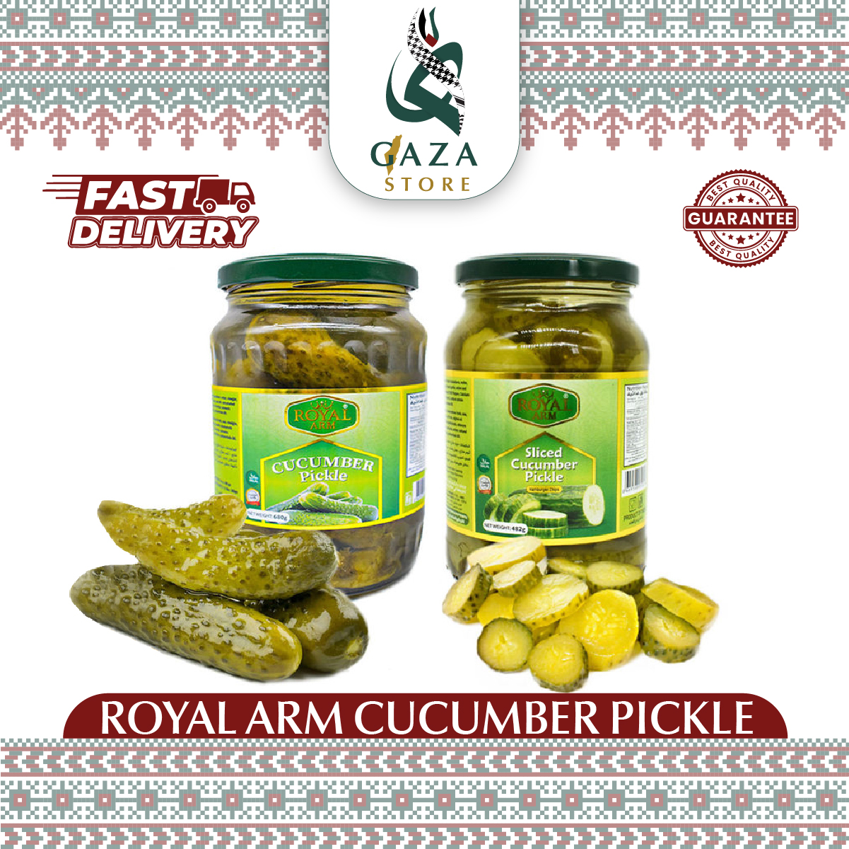 ROYAL ARM CUCUMBER PICKLE | JERUK TIMUN | Whole & Sliced | Shopee Malaysia