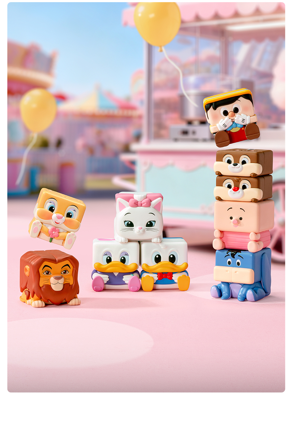 POP MART Disney Classics POP CUBE-2 Series Figures Blind Box (Whole Set ...
