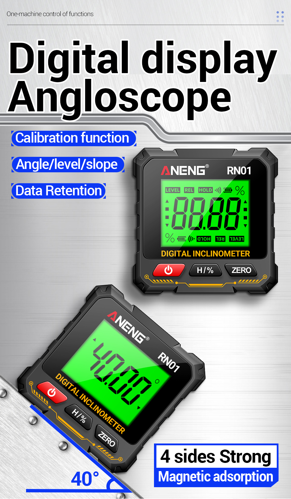 Multifunctional Digital Inclinometer Smart Digital Protractor Mini ...