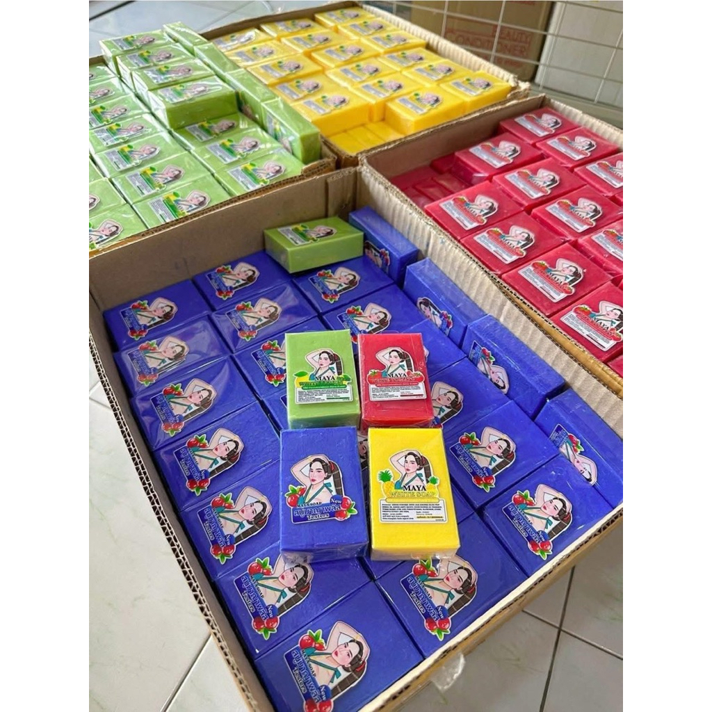 MAYA BRAND 🟦🟥🟩🟨 Maya whitening soap | Shopee Malaysia