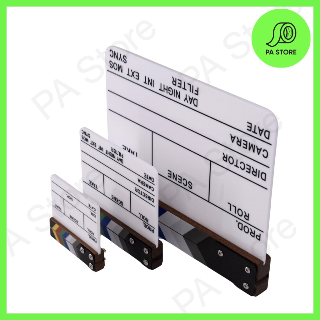 Clapper Board Walnut Wood Professional Film Videography Photography ...
