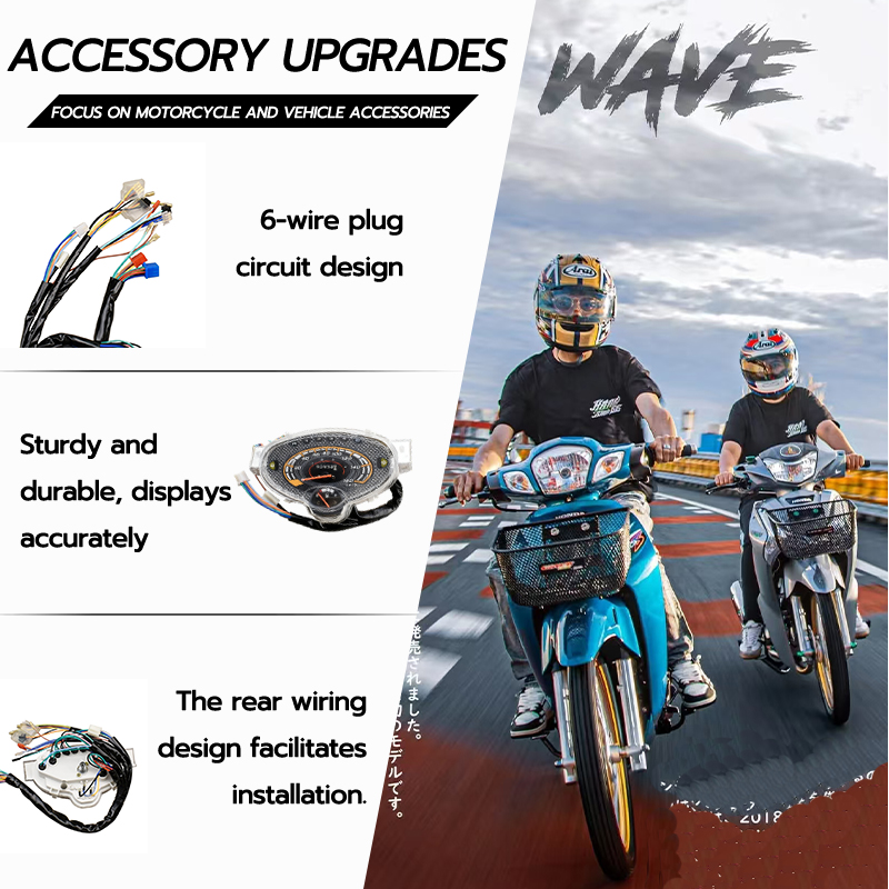 Honda Wave125 WAVE 125 Starter Speedometer speedo Meter Sped Miter ...