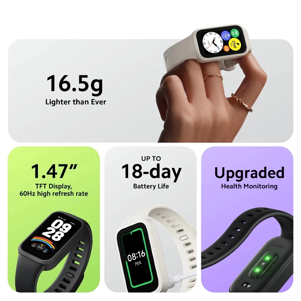 Xiaomi Smart Band 9 Active | Original Xiaomi Malaysia | Shopee Malaysia