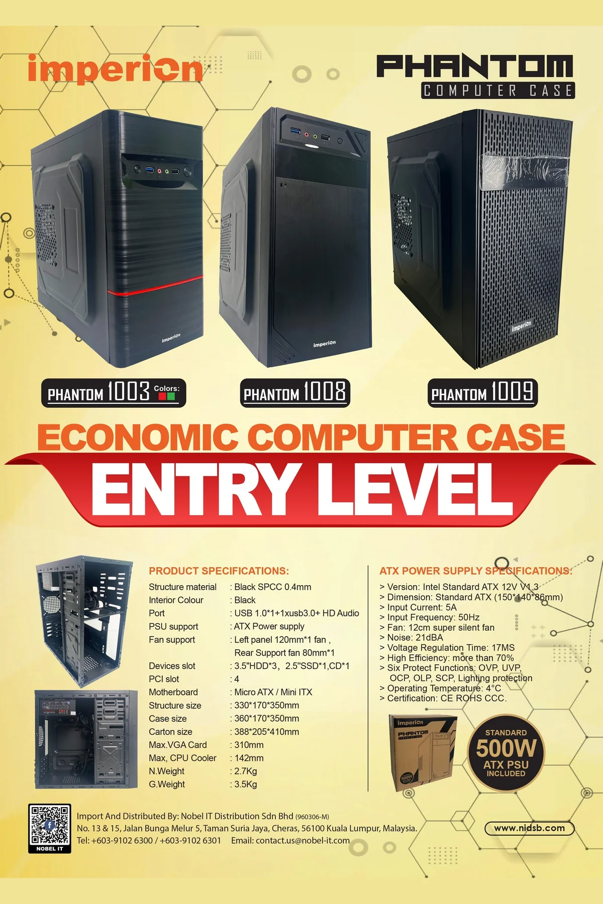 Imperion Phantom 1003 Computer Case | Shopee Malaysia