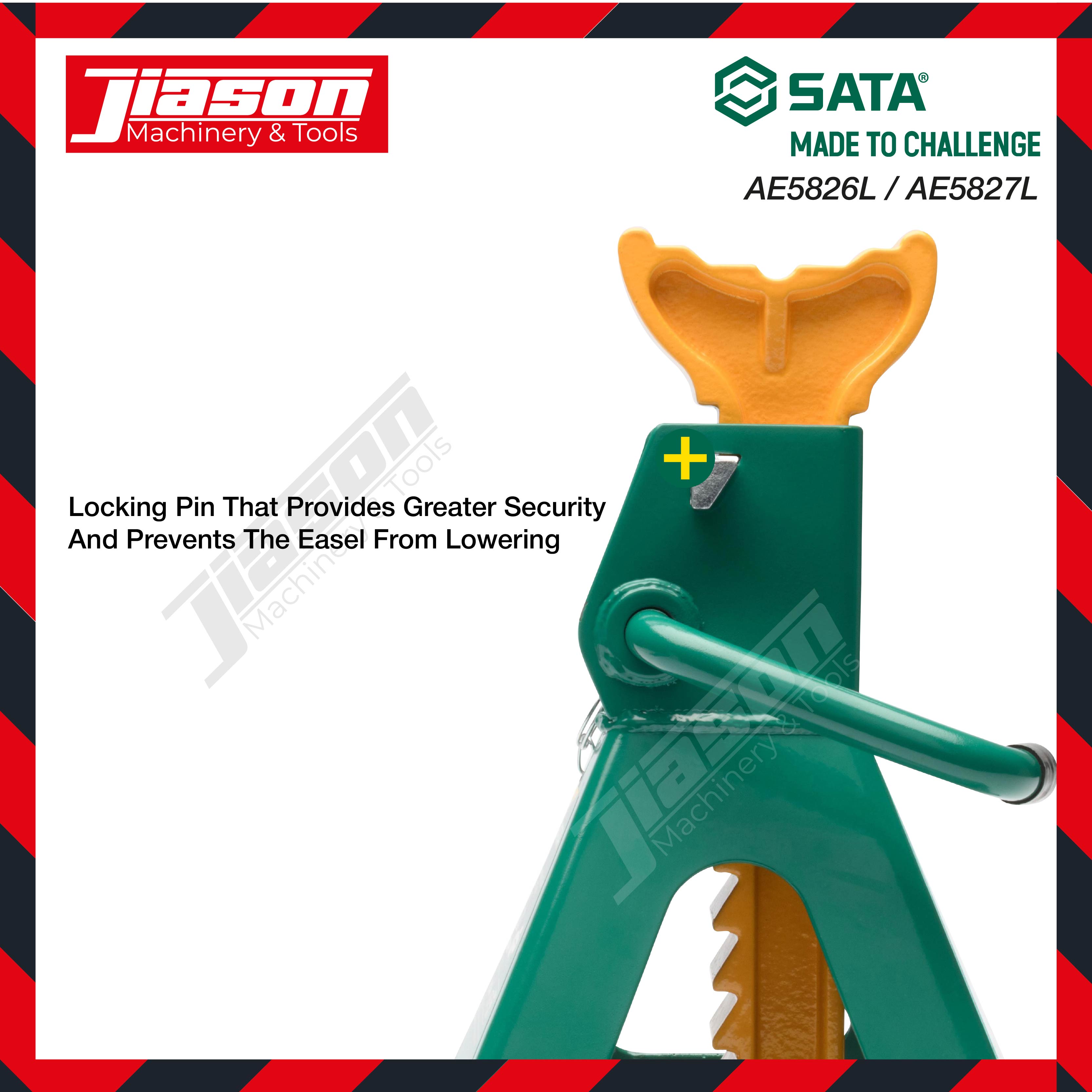 SATA AE5826L / AE5827L 3 Ton / 6 Ton Penyokong Bicu / Jack Stand (1 ...