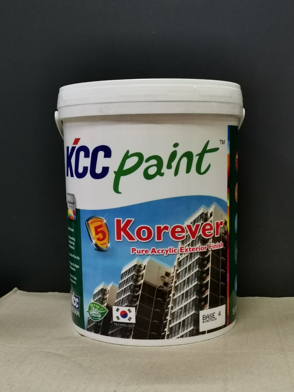 1L KCC PAINT KOREVER PURE ACRYLIC EXTERIOR FINISH 5 YEARS KOREA PAINT ...