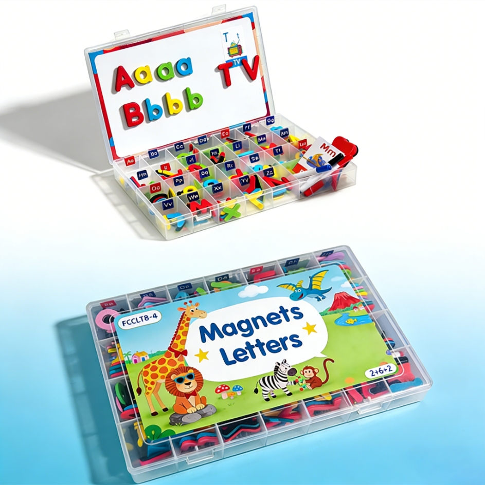 Magnetic Letters Kit ABC /123 Alphabet Letters Number Magnet Spelling ...