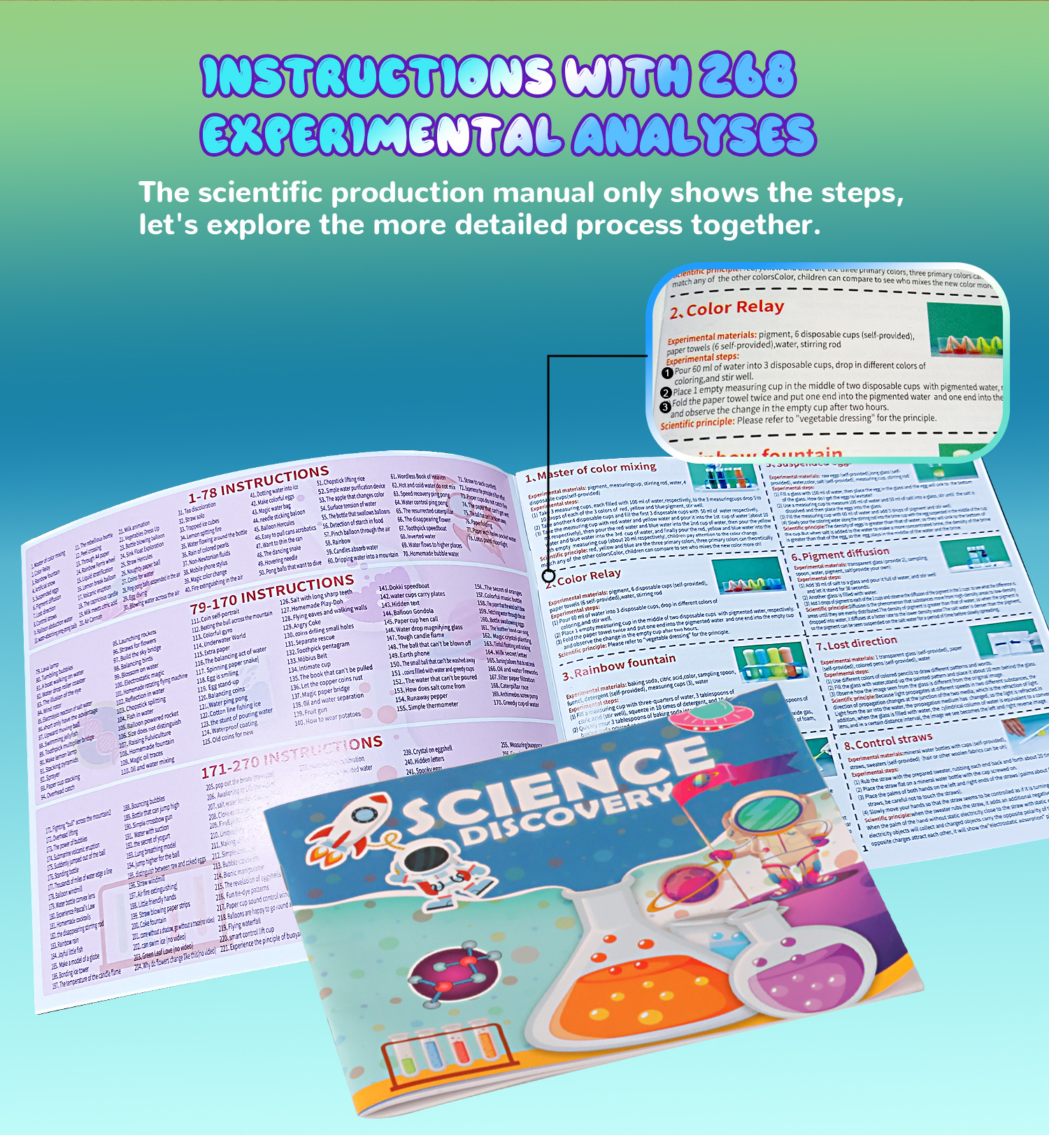 268pcs Science Experiment Kit for Kids STEM Toys Educational Toys ...