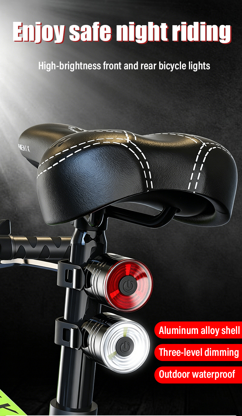 5 Modes High Brightness Strobe Bike Tail Light Waterproof UV Resistant ...