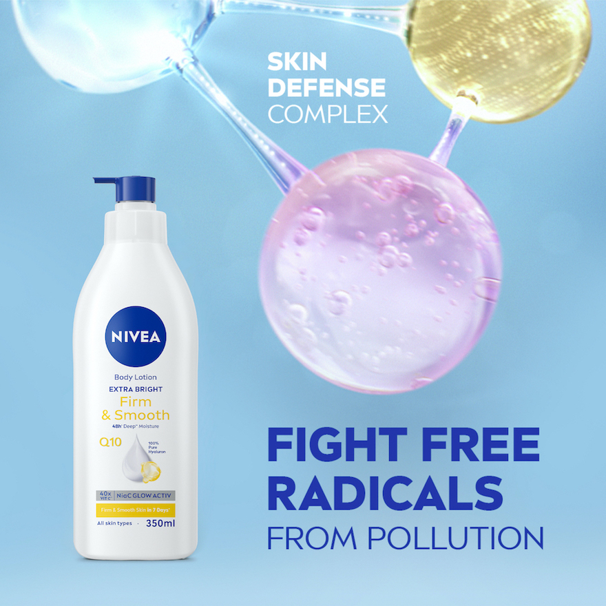 NIVEA Extra Bright Firm & Smooth Body Lotion SPF 33 350ml / Body Care ...