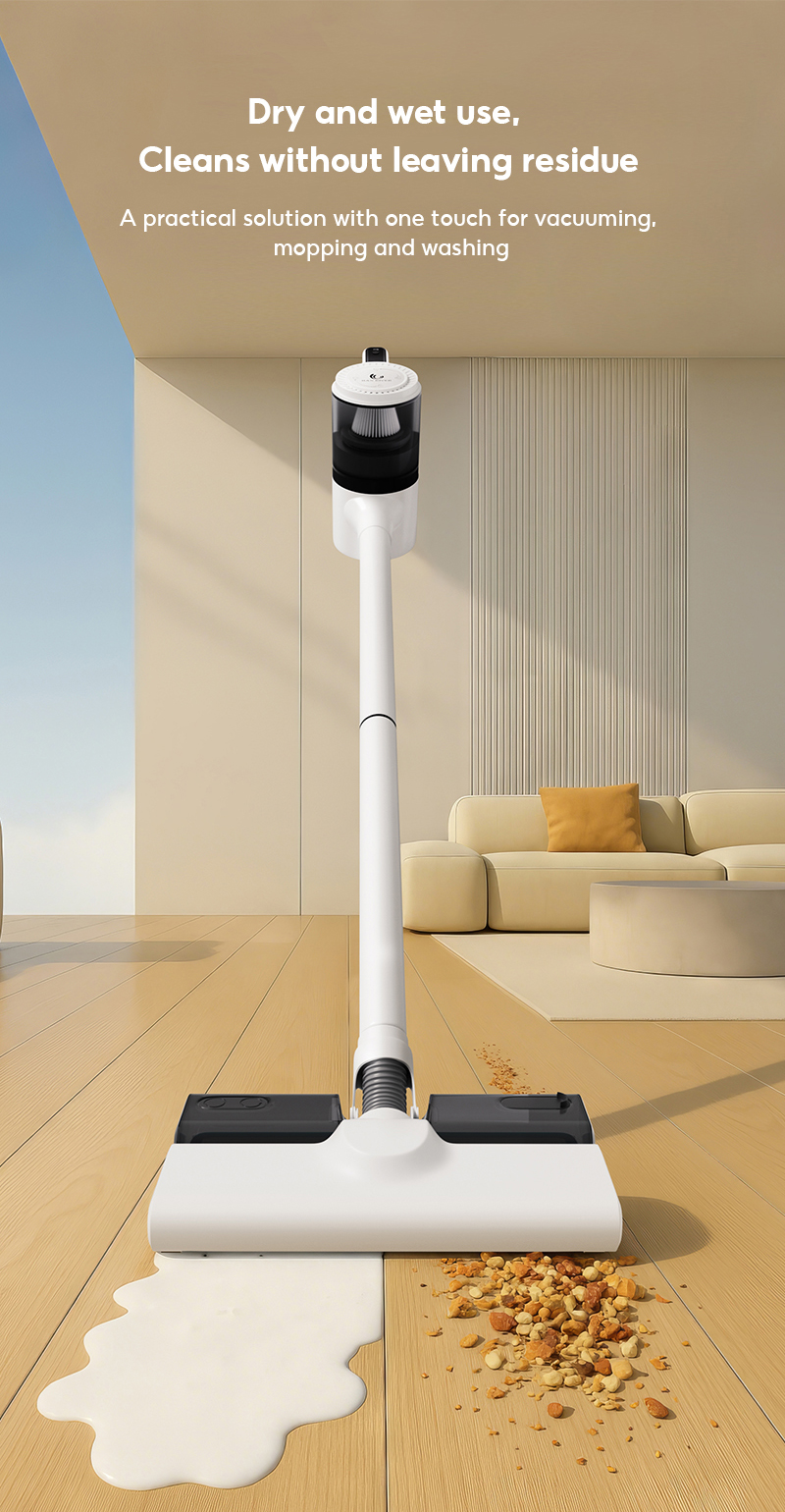 HAN RIVER Cordless Handheld Vacuum Cleaner With Mop Double Cleaning ...