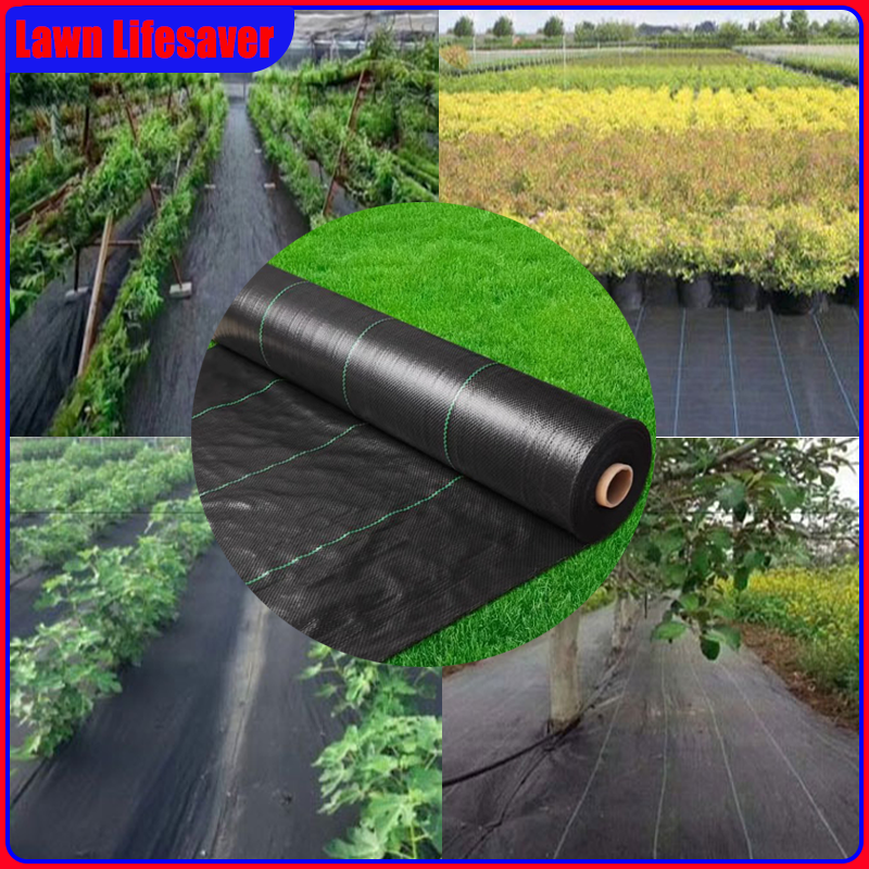 Weed Barrier Fabric - Garden Landscaping Ground Cover UV Resistant ...