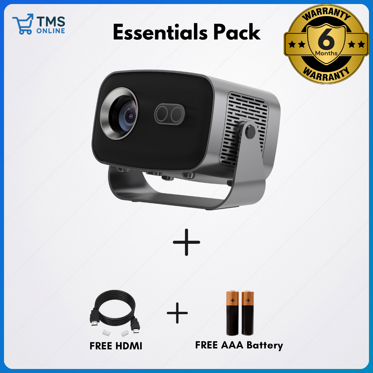 TMS V100 Android 13 Mini Projector 4K Ultra HD Portable LCD Projektor ...