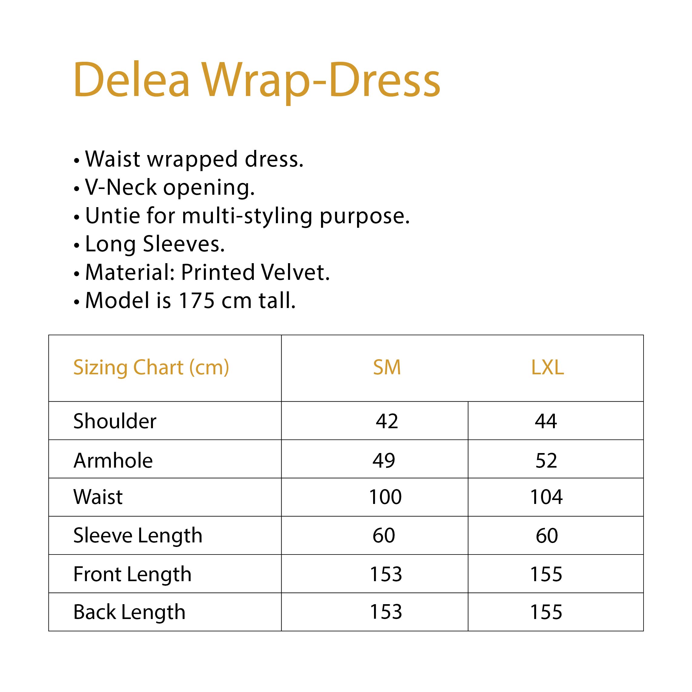 Delea Wrap-Dress | Shopee Malaysia