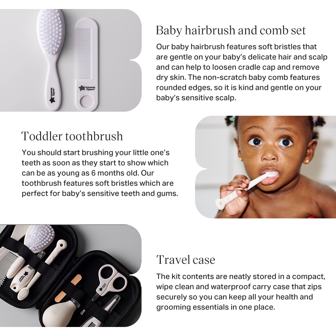 Exclusive Tommee Tippee Healthcare Kit - Thermometer, aspirator, nail ...