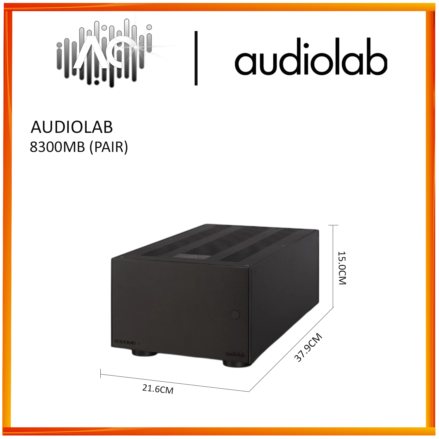 Audiolab 8300MB Power Amplifier (Pair) | Shopee Malaysia
