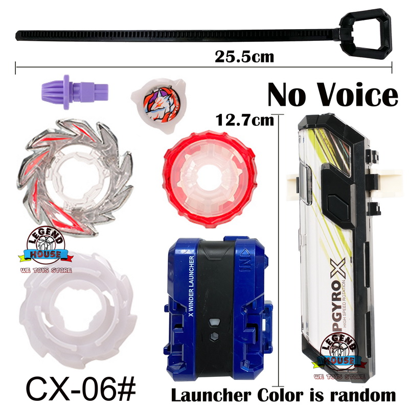 SB Beyblade X CX-06 Fox Brush Random Booster Vol.6 XTREME Starter With ...