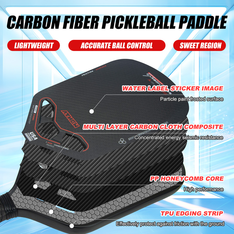 ATNEW BV34-06 USAPA pickleball paddle hot pressed paddle,carbon fiber ...