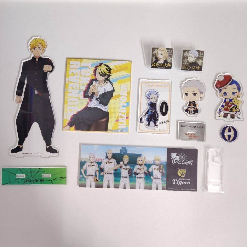 Tokyo Revengers official merch (6/6) Takemichi Mitsuya Mikey Hakkai ...