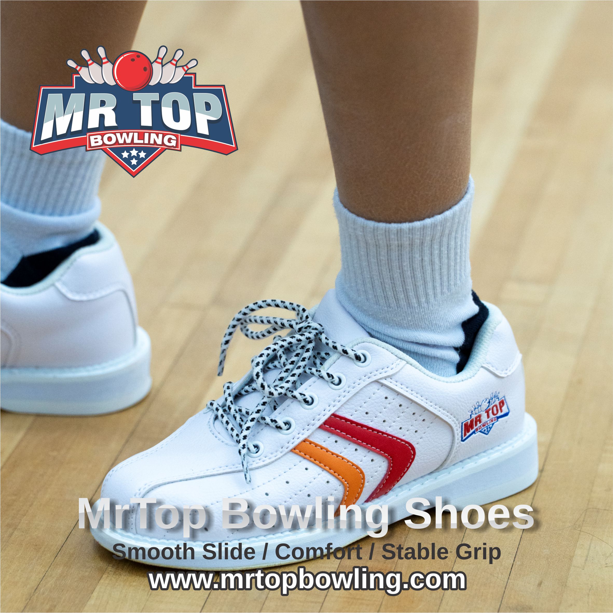 Mr Top Bowling Shoes PRO Bowling Shoe - RIGHT HANDED - Bowling ...