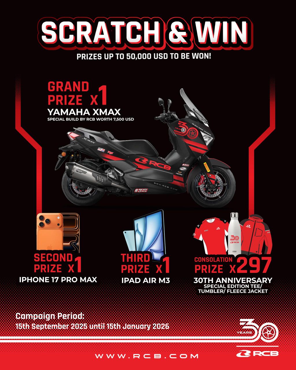 RCB 30th ANNIVERSARY LIMITED EDITION - ULANG TAHUN KE-30 - FLOW PRO ...