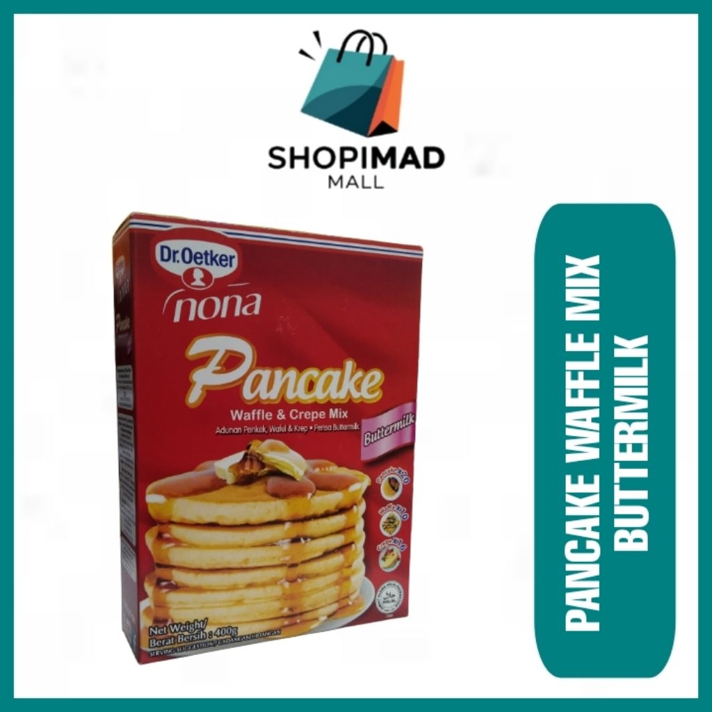 [400GM] NONA PANCAKE & WAFFLE MIX BUTTERMILK FLAVOUR | TEPUNG PENKEK ...