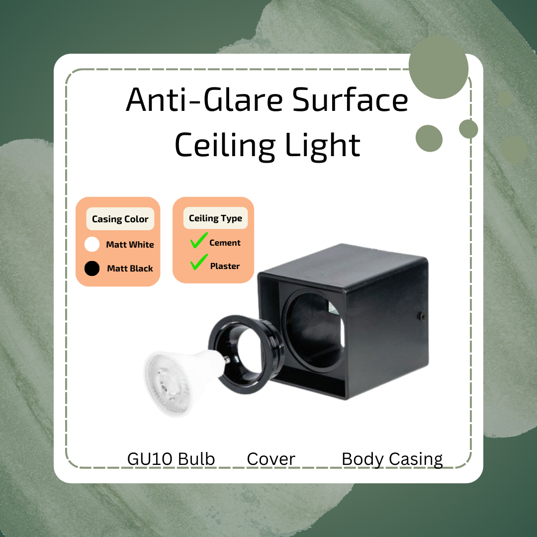lglight Anti Glare Surface Ceiling Mount Eyeball Lights Lamps Casing ...