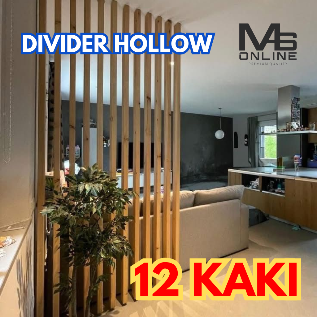 WPC Column Parition Divider Tube Divider Hollow Timber Tube Column 12ft ...