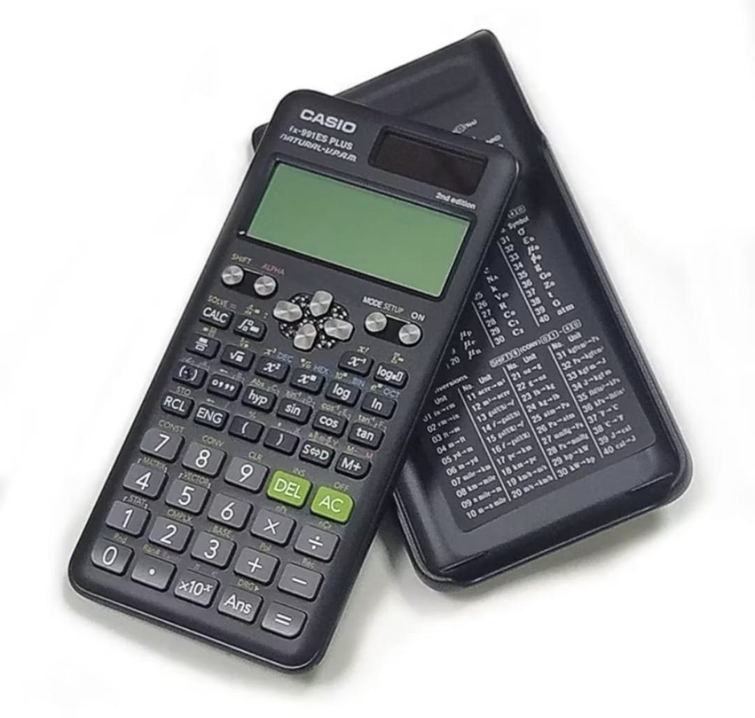 Scientific Calculator CASIO Fx-991ES Plus Solar Portable Rechargeable ...