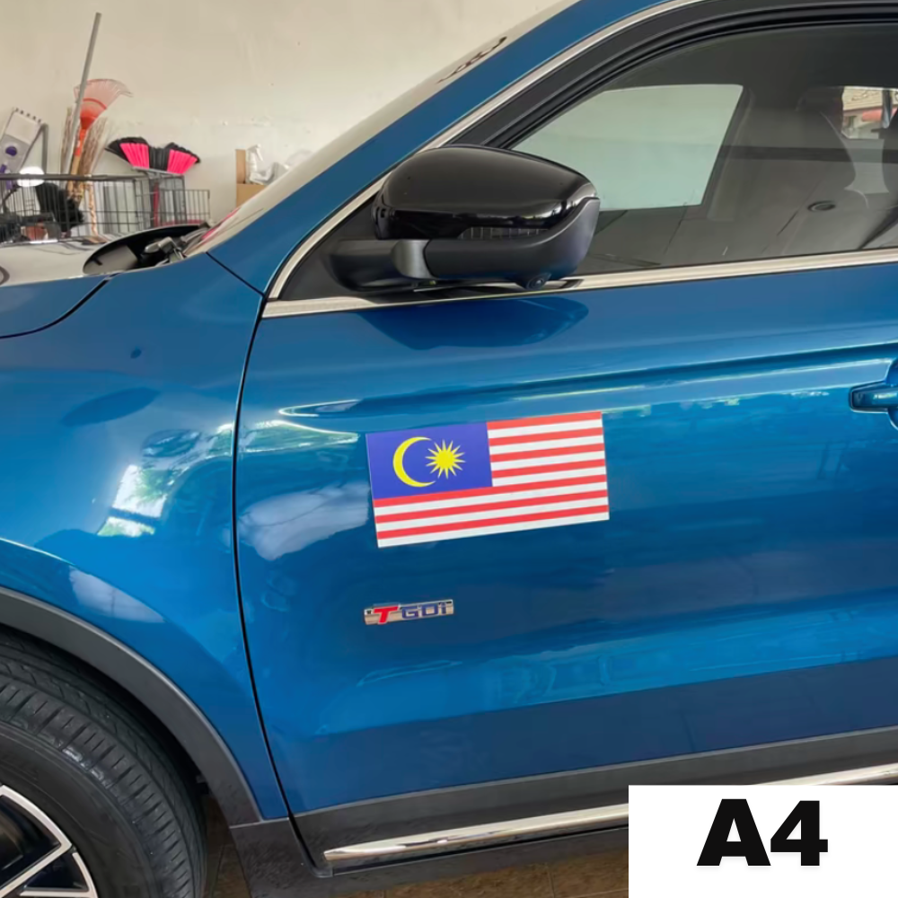 Car Magnet Malaysia Flag Bendera Merdeka Car Accessories Car Sticker ...