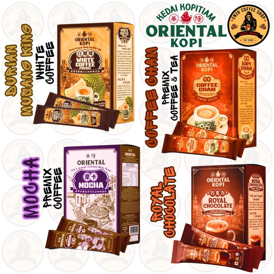 ORIENTAL KOPI INSTANT COFFEEMIX DRINK / BOX 10s & TRIPLE SACHETS ...