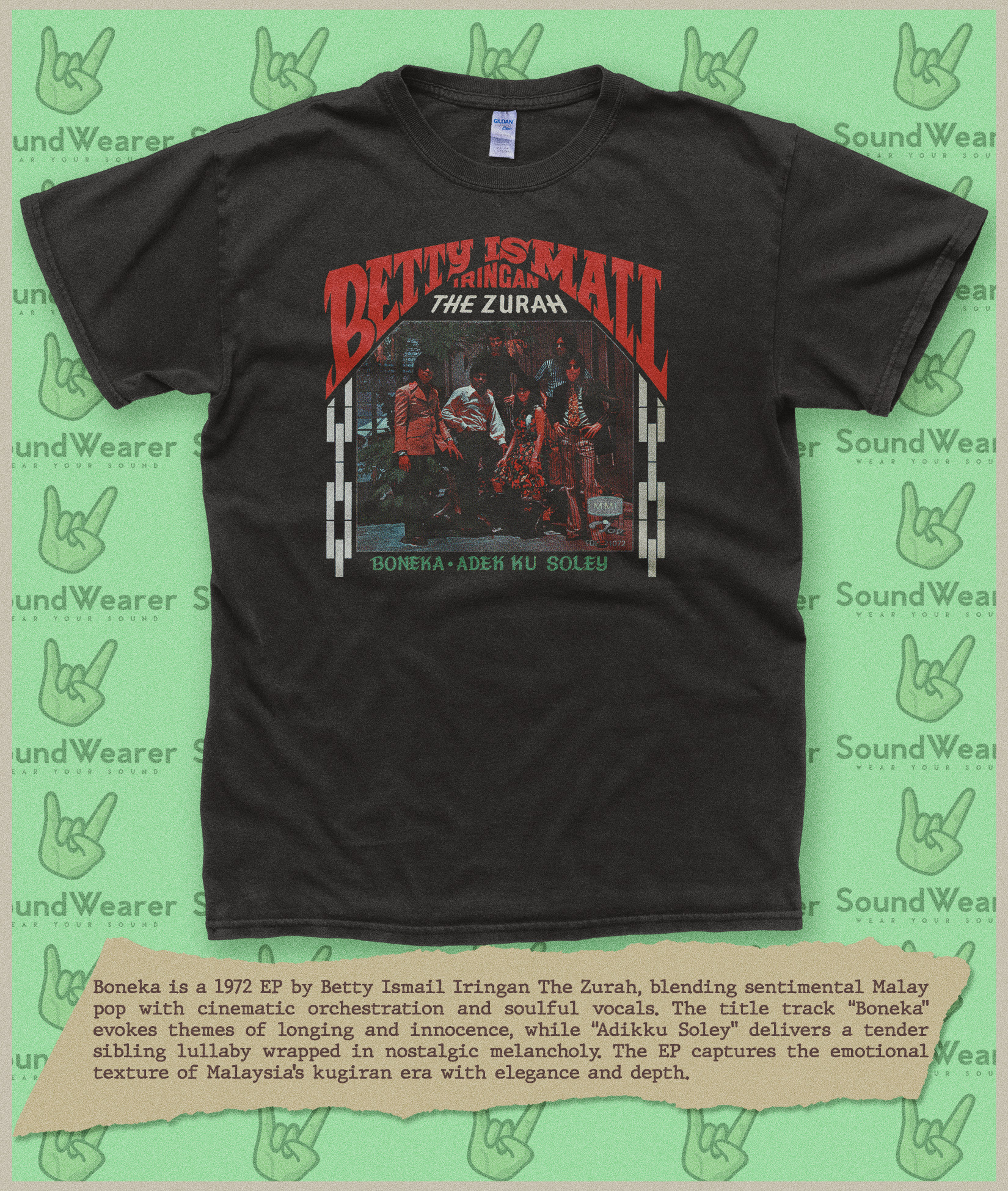 Betty Ismail & The Zurah 1972 EP Boneka, Adikku Soley Tribute To 70s ...