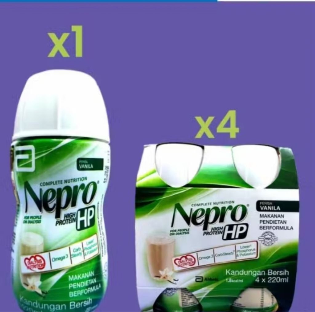 Nepro High Protein Drink Vanilla Flavour For People On Dialysis (1 x ...