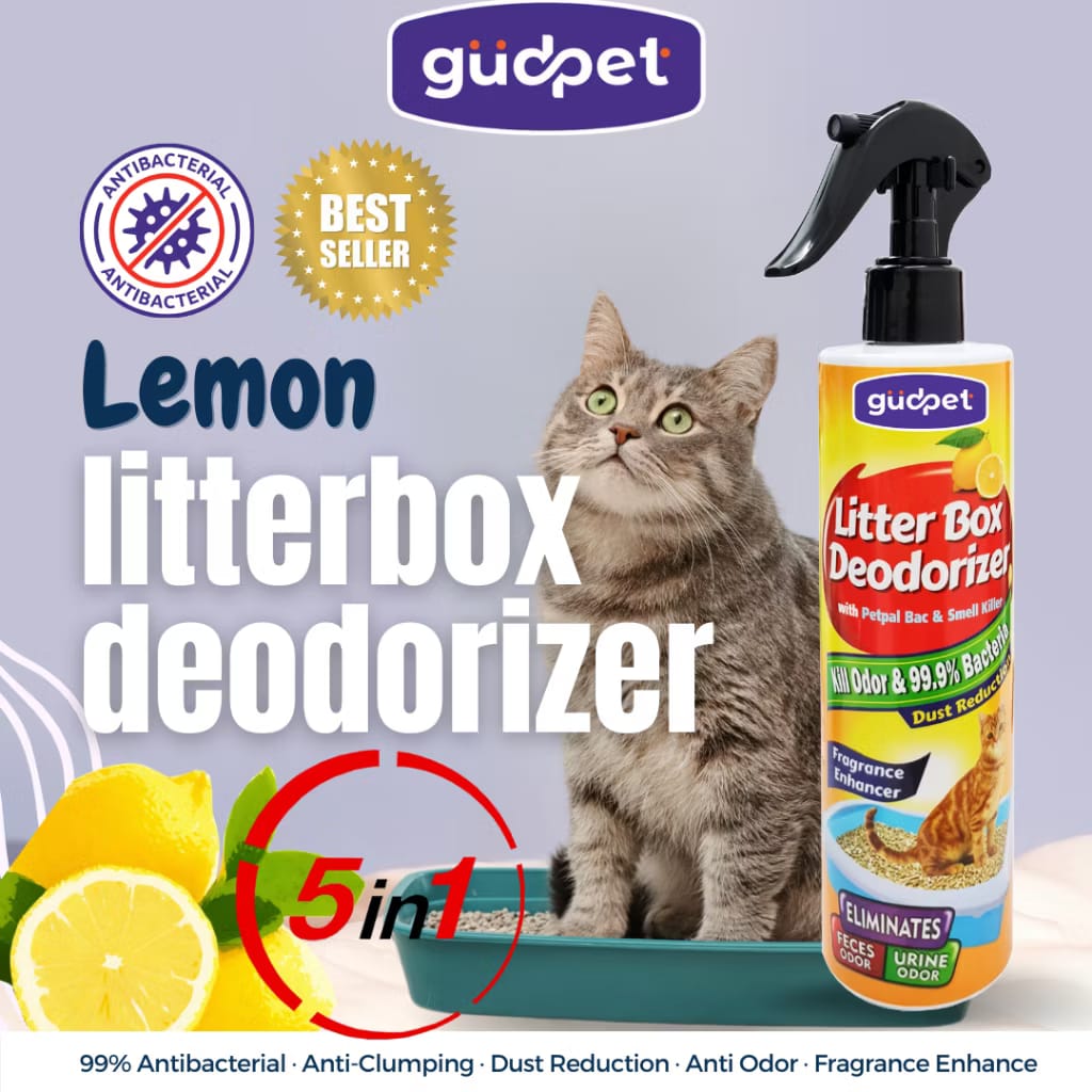 Gudpet Litter Box Deodorizer 300g (Lemon/Lavender/Coffee/Peris Perfume ...