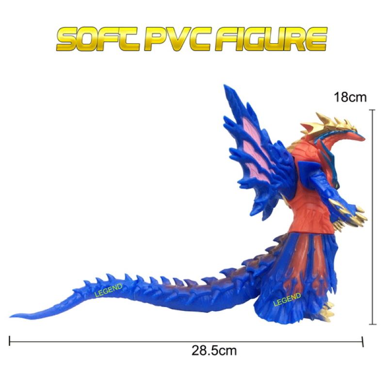 Super Hero Ultraman Kaiju Monster Leugocyte Figure Soft PVC Figure 18cm ...