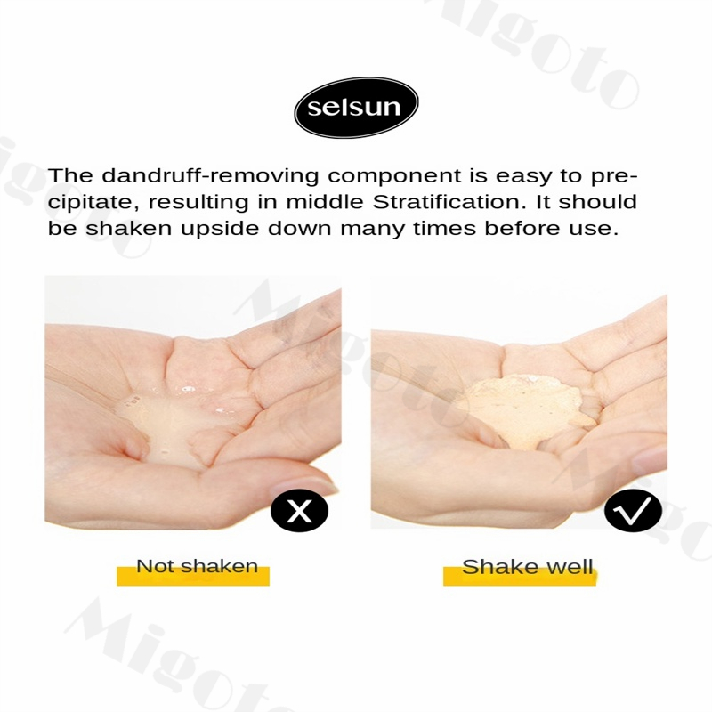 Selsun Gold anti-dandruff shampoo, 2.5%high concentration selenium ...
