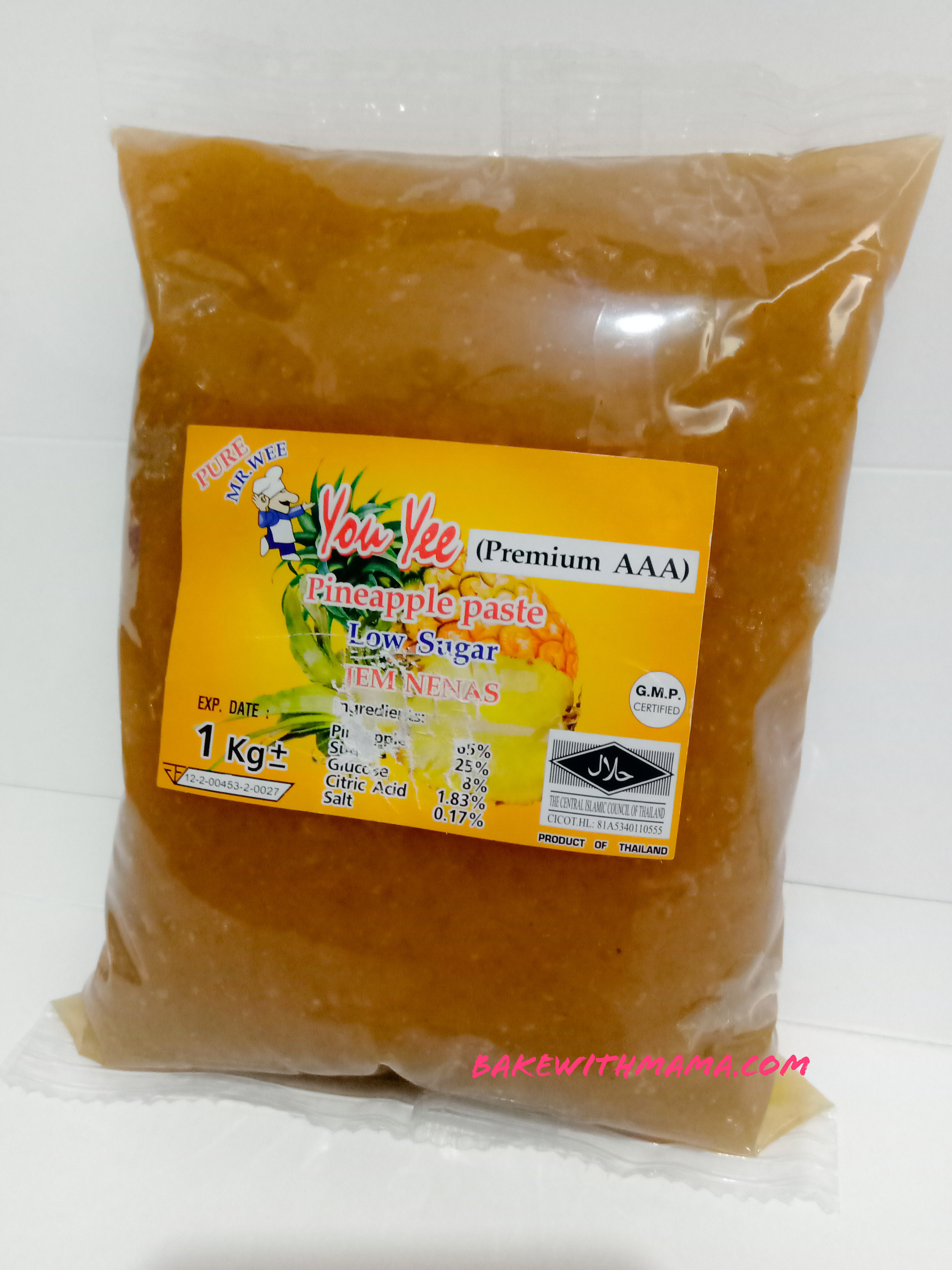 Grade AAA pure you yee pineapple paste jem nenas 1kg | Shopee Malaysia